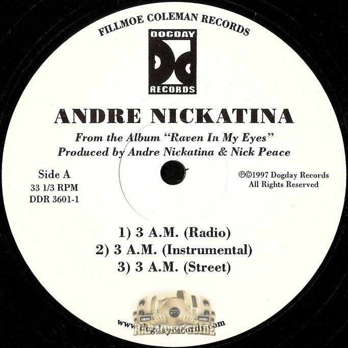 Andre Nickatina - Raven In My Eyes EP: Record | Rap Music Guide Andre Nickatina - Raven In My Eyes EP: Record | Rap Music Guide